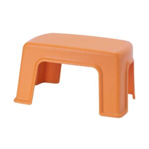 1pc plastic stool stepping stool for adults kids step stool baby step stool orange simple stool bathroom stool stool household bathroom stool kids stools