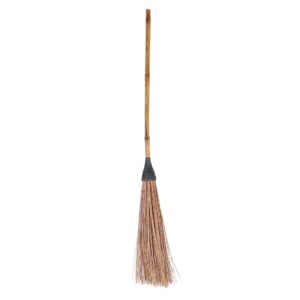 sn skennova - handcrafted coconut leaf stick broom: heavy duty cleaning power for home patio gardening