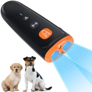 mzbydlm anti barking device ultrasonic dog bark deterrent led flash+sound wave drive dog barking deterrent dog barking control devices ultrasonic bark control training &behavior aids for dogs