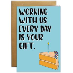 work bestie card work friend birthday card coworker birthday card colleague birthday card boss birthday card coworker gift leaving