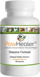 pawhealer® dissolve herbal formula - 200 capsules - remedy for fatty lumps & bumps in dogs & pets …