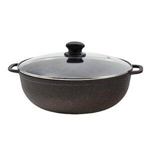 imusa 3.5 quart nonstick fuzion caldero with tempered glass lid