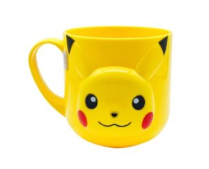 pikachu 3d mug, plastic cup with handle, 280ml