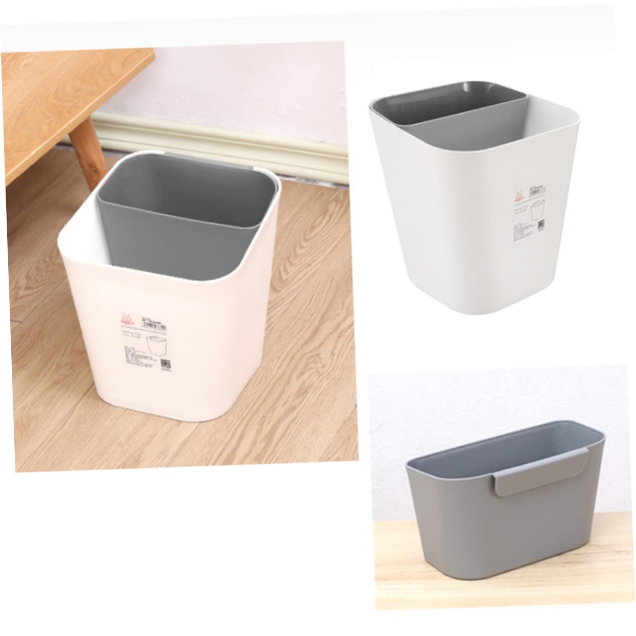 Office Garbage Cans Plastic Container Trash Container for Cars Car Trash Can Dual Trash Containers Table Trash Bin Garbage Container Home Trash Can Home Wastebasket Japanese Travel