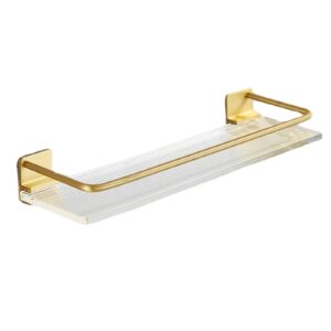 ＡＷＨＡＯ bathroom floating shelf acrylic wall shelf bathroom shelf holder for bathroom bedroom, 30cm