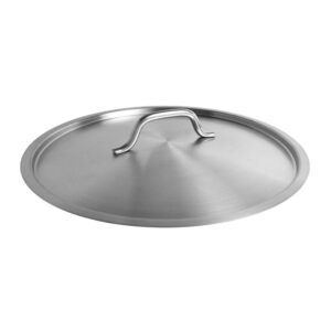 truecraftware- 32 qt. stainless steel stock pot lid 15" diameter x 1/2" thickness- heavy duty stock pot cover stew pot simmering pot soup pot lid for soup pasta vegetable oven safe & nsf certified