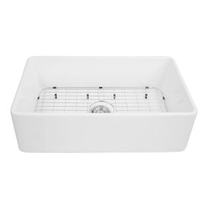 charleston 33’’ fireclay farmhouse kitchen sink