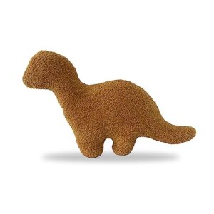 wlevzzor dino nugget pillow, get roaring large dino chicken nugget plush pillow - perfect for dinosaur lovers, birthday gifts, and party decorations (dinosaur-a)