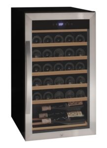 allavino kwr33s-1sr wine refrigerator, 33 bottle, stainless steel