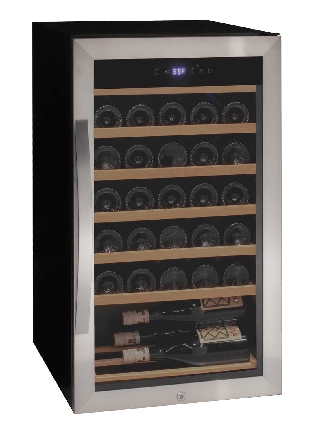 Allavino KWR33S-1SR Wine Refrigerator, 33 Bottle, Stainless Steel