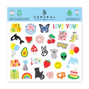 CENTRAL 23 Greeting Cards Birthday - Party Animal - Safari Animal - Cheetah - Birthday Card For Female Friends - Gifts For Women Her - Comes With Fun Stickers