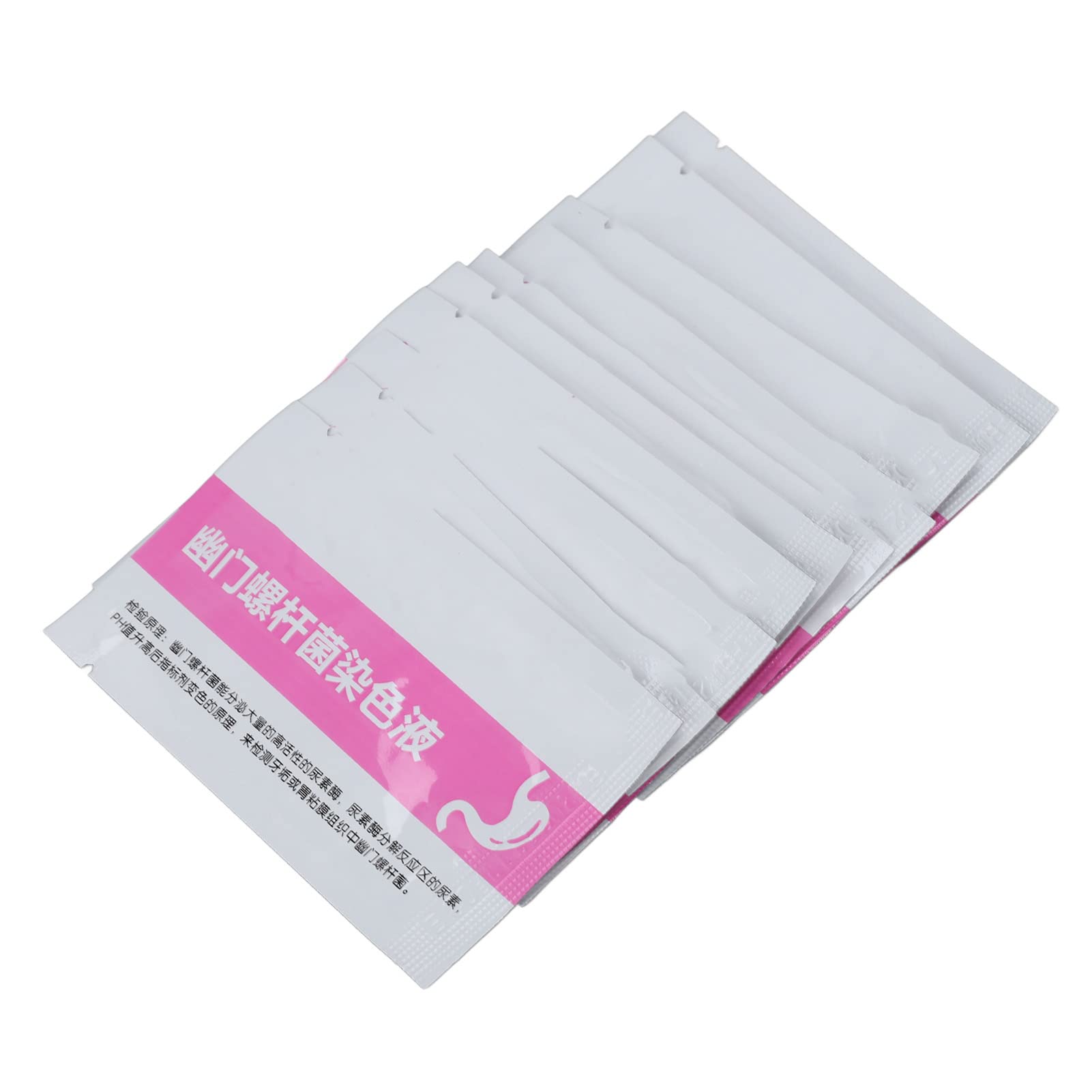 Helicobacter Pylori Test Kit, 10pcs Professional H Pylori Test Paper Set, Determine H Pylori in Your Gut, Portable Helicobacter Pylori Test Tool for Home, Travel, Hospital, Home