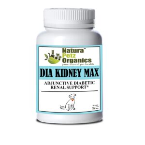 organic pet systems dia kidney max capsules* adjunctive diabetic renal support* dogs and cats