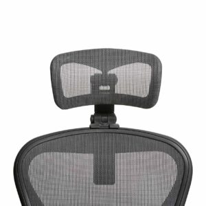 engineered now the original headrest for the herman miller aeron chair (graphite, hw)