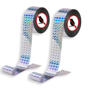 2 rolls laser tape double sided laser tape reflective laser flash tape