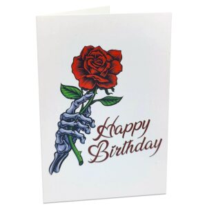 progibbs greeting card (happy birthday (rose))