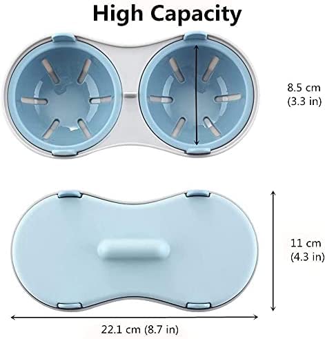 Best Kitchen Egg Poacher Microwaveable, Egg Cooker, Dishwasher Safe, Egg Large Maker Poached Egg Steamer Kitchen Gadget (Blue). BPA Free.