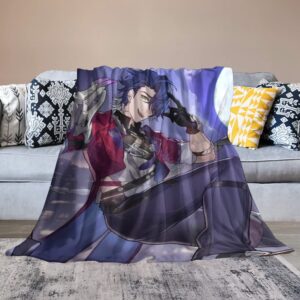 Dalicoter Honkai Star Rail Blanket Sampo Anime Blanket Game Blanket 50"×40" Super Soft Flannel Throw Blanket Lightweight Blanket Warm Winter Blanket Towel Blanket for Couch Kids Girls & Adults