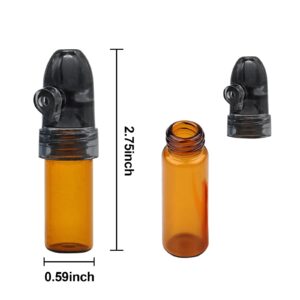 Simbity Kitchen Spice Dispenser Portable Leak-Proof Storage Bottle for Outdoor Camping Travel (Style A)