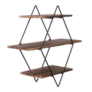 jhus solid geometric wall floating shelves metal frame bedroom bathroom kitchen shelf bathroom decor bedroom decor floating shelves office decor wall shelves floating shelf shelves for bedroom