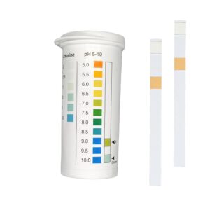 residual chlorine 0-10 ppm & ph 5-10 combo multi pad test [vial of 50 strips]