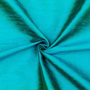 fabric mart direct silk fabric, turquoise green silk fabric, fabric 100 silk indian silk fabrics by the yard, 1 yard silk fabric by yard, 41 inch width 100% pure silk fabric by yard curtain