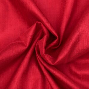 fabric mart direct silk fabric, red dupioni silk fabric, red silk fabric silk fabric by the yard, 1 continuous yard dupioni silk fabric, 41 inches width silk dupioni fabric by yard