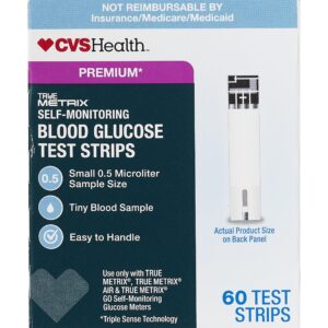 cvs health true metrix blood glucose test strips