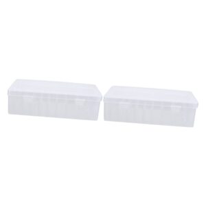 2pcs 42 42 axis embroidery thread box bobbin plastic desktop