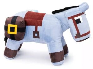 minecraft legends horse 14 inch pillow buddy basic plush character soft dolls, video game-inspired collectible toy gifts for kids & fans ages 3 years old & up