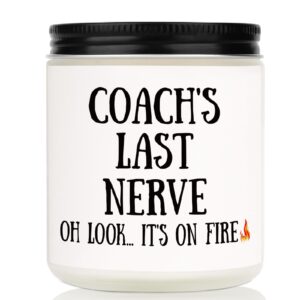 scented candle- coach gifts, football coach gifts, christmas gifts for coach from basketball/soccer/softball/baseball team, birthday, thank you gifts for athletic trainer, personal trainer