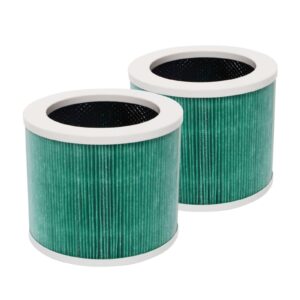 pureburg hy1800 replacement filter compatible with morento, chivalz & fetions zqa series (zbq-2000b/c) air purifier,2-pack h13 true hepa 4-stage filtration