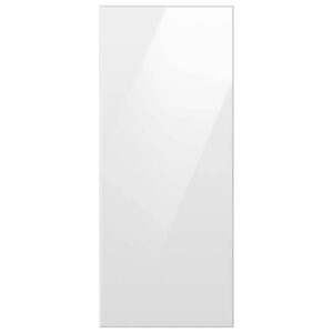 samsung raf18du312 bespoke 3-door french door refrigerator panel - top panel - white glass