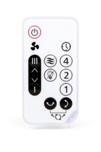 replacement remote control compatible for woozoo 5-speed globe fan (1pc)