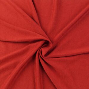 stylish fabric solid color heavy rayon spandex jersey knit fabric/ 4-way stretch-(180gsm)/ diy projects, red scarlet 1 yard