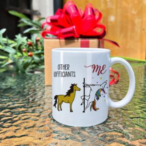 Dnuiyses Wedding Officiant Mug Gifts for Officiants, Best Officiant Ever Gifts from Couple, Other Officiants Funny Unicorn Mug 11oz, Fun Wedding Registry Mug, Thank You Mug Gift for Officiants