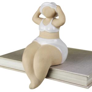 homart - ceramic shelf ledge - sun bathing lady