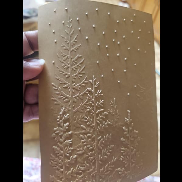 Kwan Crafts 3D Tree Woodland Background Plastic Embossing Folders for Card Making Scrapbooking and Other Paper Crafts 3050933