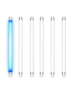 dichroma 32050 6-watt replacement bulbs compatible with dynatrap dt2000xl dt2000xlp dt2000xlpsr mosquito trap, t5 6w bl uv light bulb for dynatrap 1 acre insect trap (6 pack)