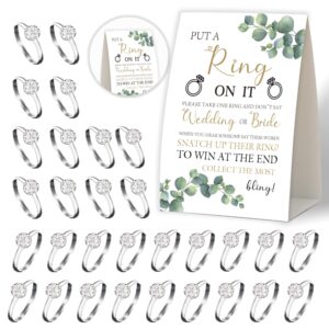 put a ring on it,don't say bride or wedding game,bridal shower games 50 guests,greenery eucalyptus bridal shower,engagement party,bachelorette decorations for party,bridal shower favors-l1