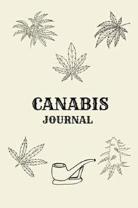 canabis journal: notebook for keeping and record ,track of different strains, their effects,marijuana notes