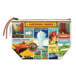 cavallini & co. vintage pouch pouch/np - national parks