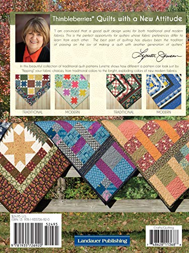 Thimbleberries Quilts with a New Attitude: 23 Tried and True Quilt Designs Made in Both Traditional and Modern Fabrics (Landauer) Quilting Projects for Either Classic Colors or Cotton+Steel Fabrics