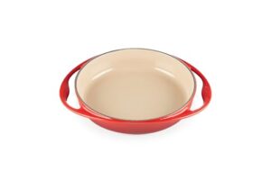 le creuset enameled cast iron tatin dish, 2 quart, cerise