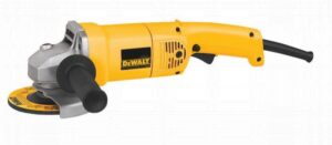 dewalt angle grinder, medium, 5-inch, 5-amp (dw831), yellow