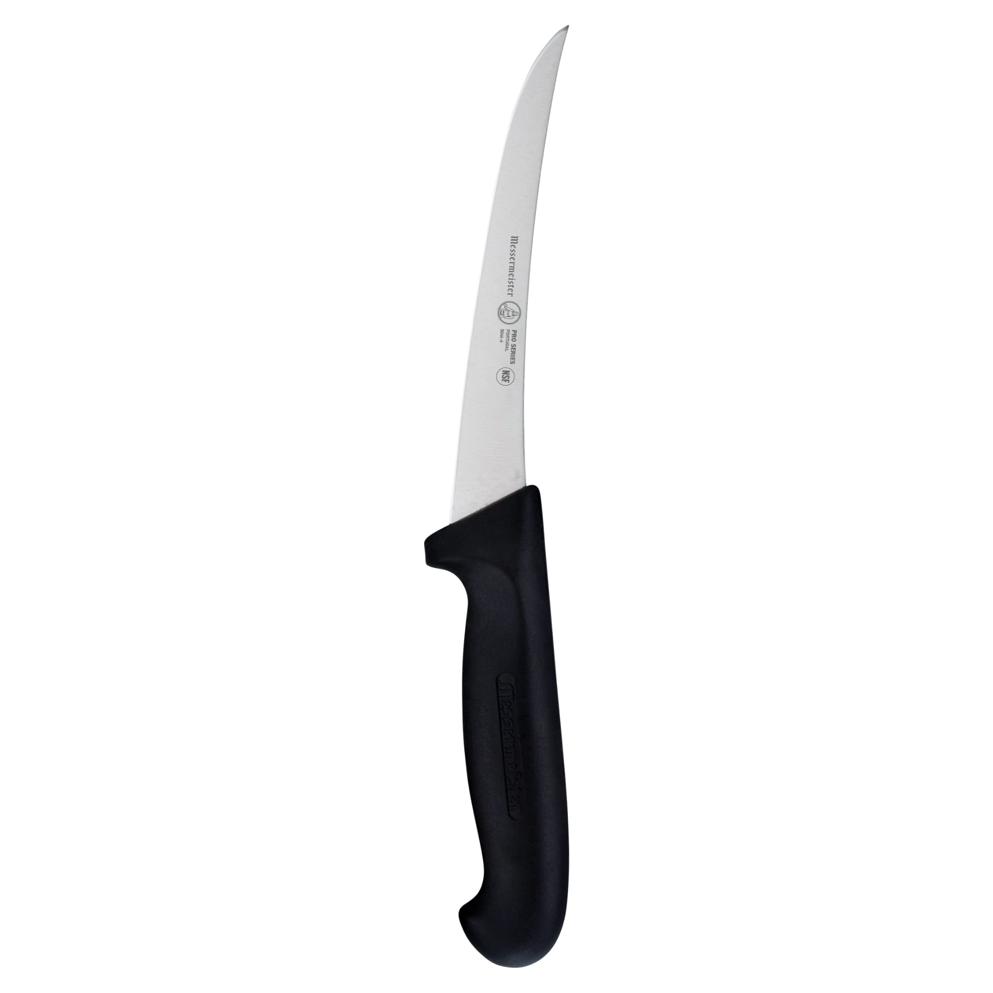 Messermeister Pro Series 6” Flexible Curved Boning Knife - German X50 Stainless Steel & NSF-Approved PolyFibre Handle - 15-Degree Edge, Rust Resistant & Easy to Maintain - Made in Portugal