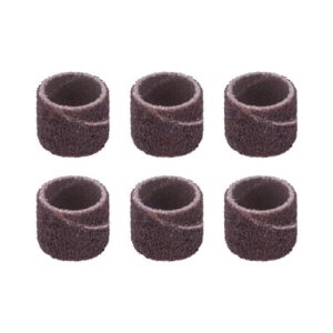 dremel 408 1/2-inch sander bands, coarse, 6 pack, rotary tool accessory