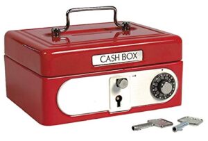 schylling locking cash box red, 1 ea