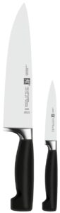 four star 2 piece chef's knife and paring knife set