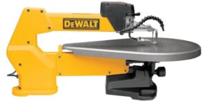 dewalt scroll saw, 1.3 amp, 20 in steel blade, with variable-speed trigger, for precise cuts (dw788)